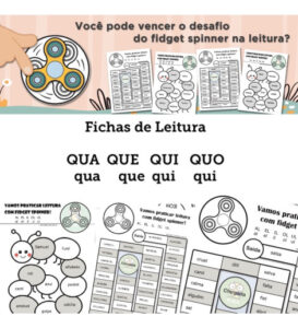 Fichas de Leitura -Família QUA QUE QUI QUO – Editora KIKA